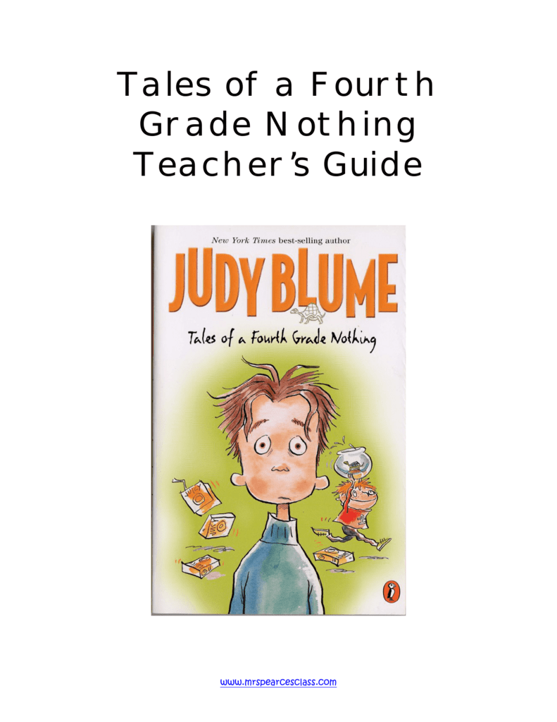 Tales Of A Fourth Grade Nothing Teacher s Guide Tales Of A Fourth Grade Nothing Teacher s Guide
