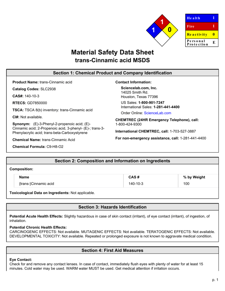 1 1 0 Material Safety Data Sheet Free Nude Photos
