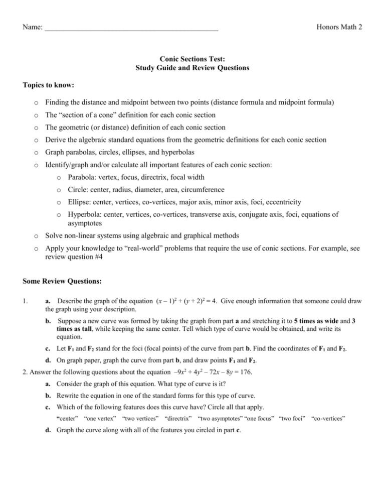 Some Review Questions 