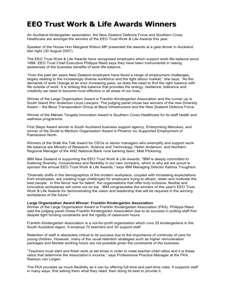 EEO Awards 2007