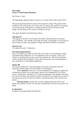 A1 Portrait Poster Template