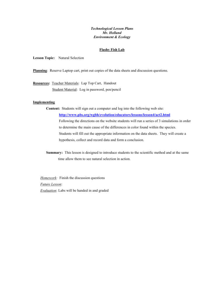 Emergency Lesson Plans