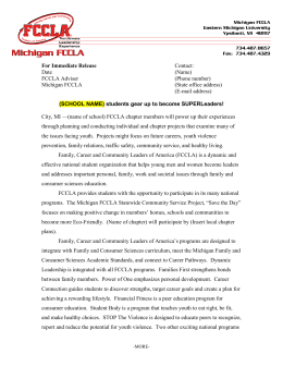 FCCLA Planning Process Summary Page Template