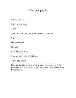 Dishwasher Temperature/ Sanitizer Concentration Log