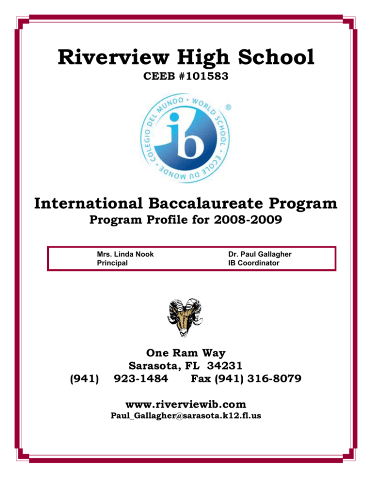 Program Profile for 2008-2009