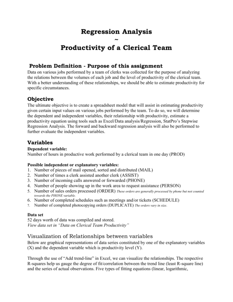 Regression Analysis