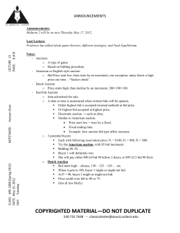 Values Auction Activity Materials