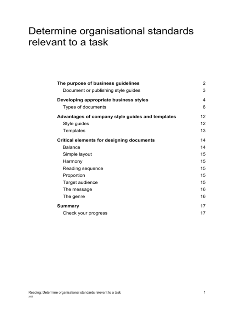 The Purpose Of Business Guidelines