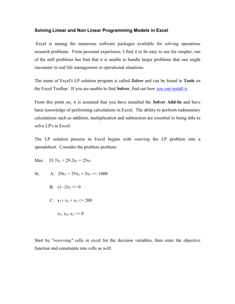 Software excel2