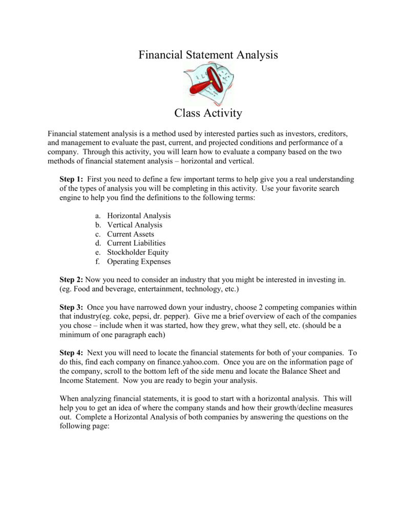 Financial Statement Analysis Financial Statement Analysis