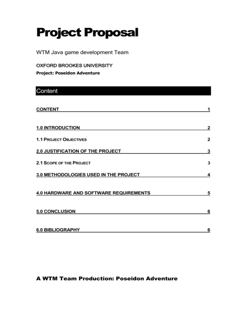  Sample Introduction For Project Proposal Project Proposal Template 