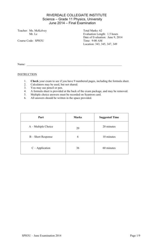 Exam Prep Material Exam Prep Material