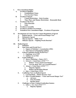 Schenck v. United States, 249 U.S. 47 (1919)