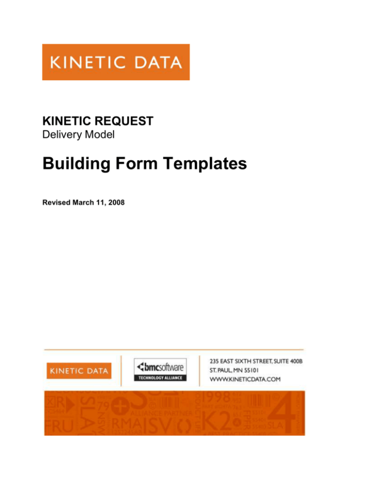 Creating A Form Template