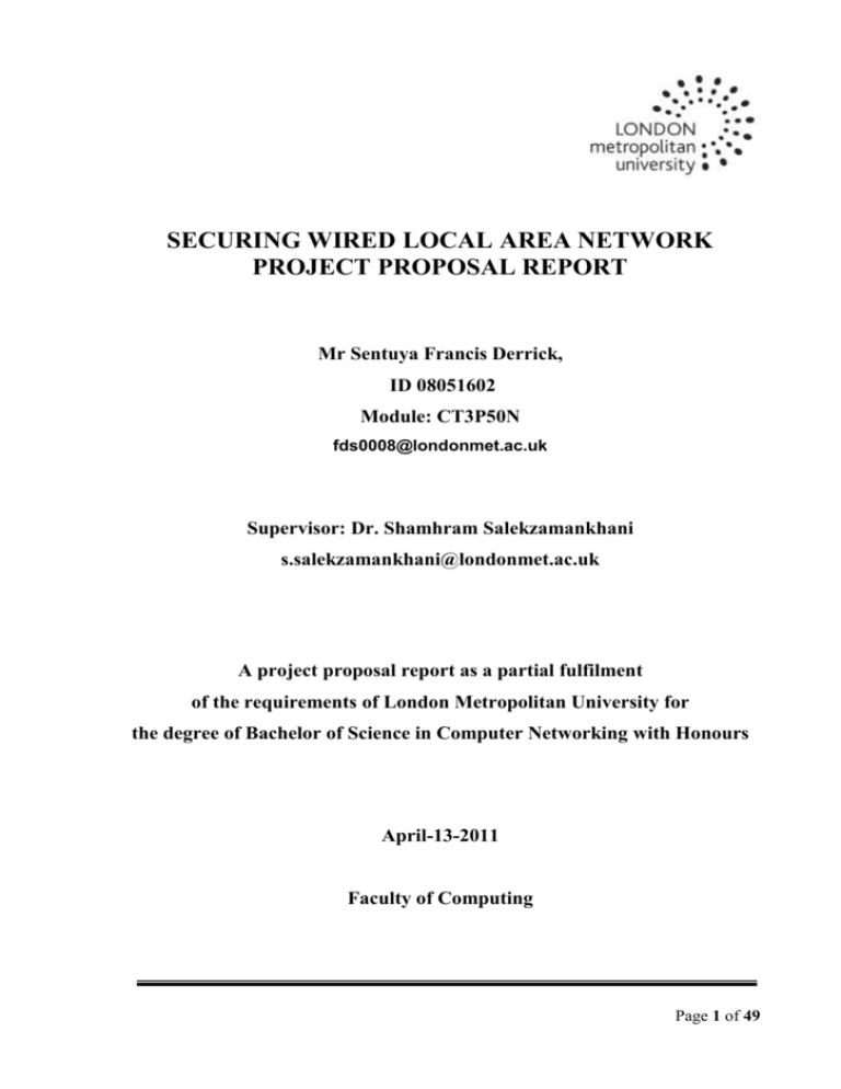 Project Proposal Report