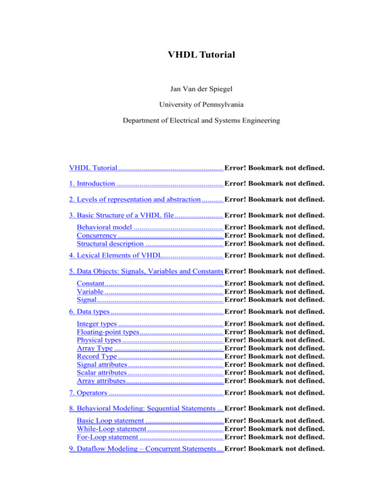 3 3 Basic Structure Of A VHDL File