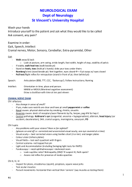 Neuro SOAP note template