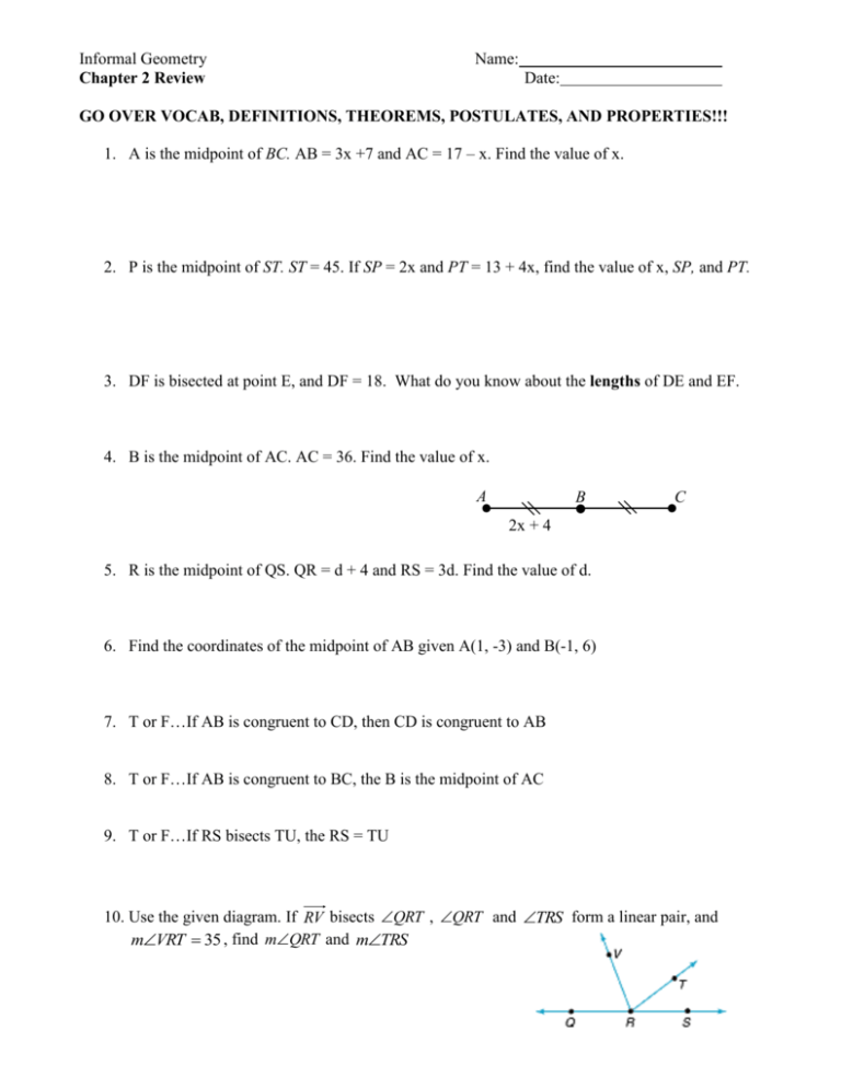 Informal Geometry