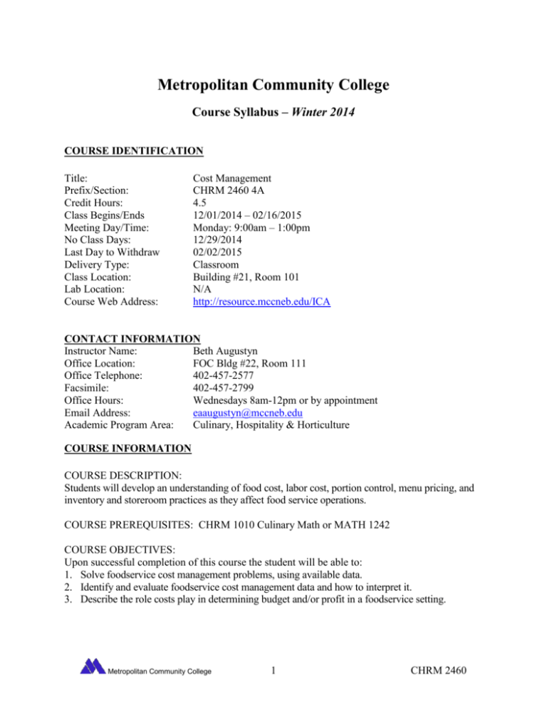 Course Syllabus - Resource Sites - List