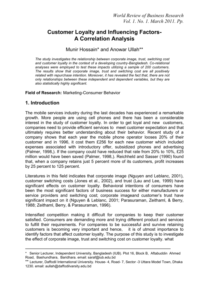 Theoretical Background Research Daffodil International University