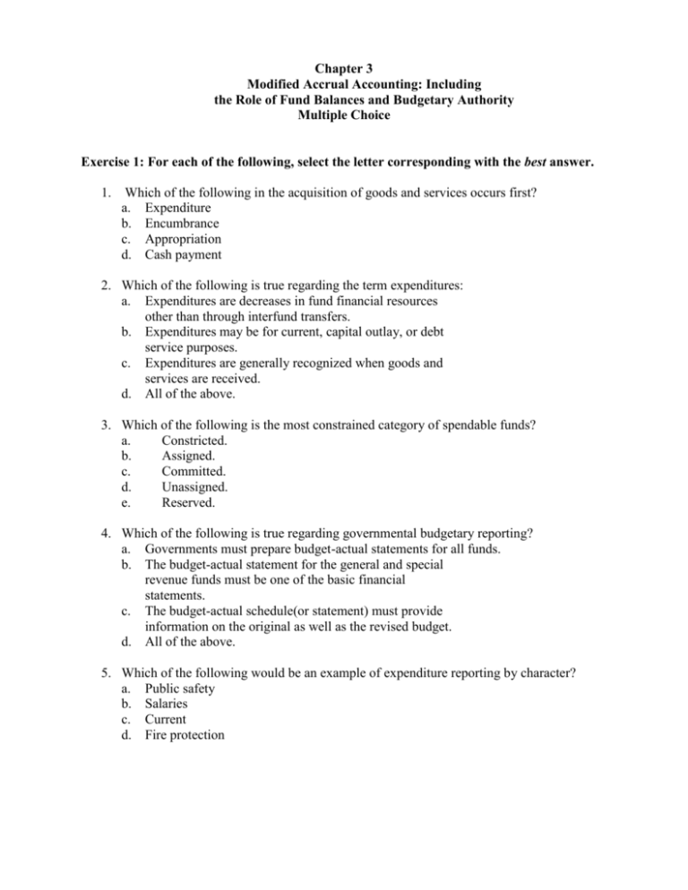 Chapter 3 Multiple Choice Questions Chapter 3 Multiple Choice Questions