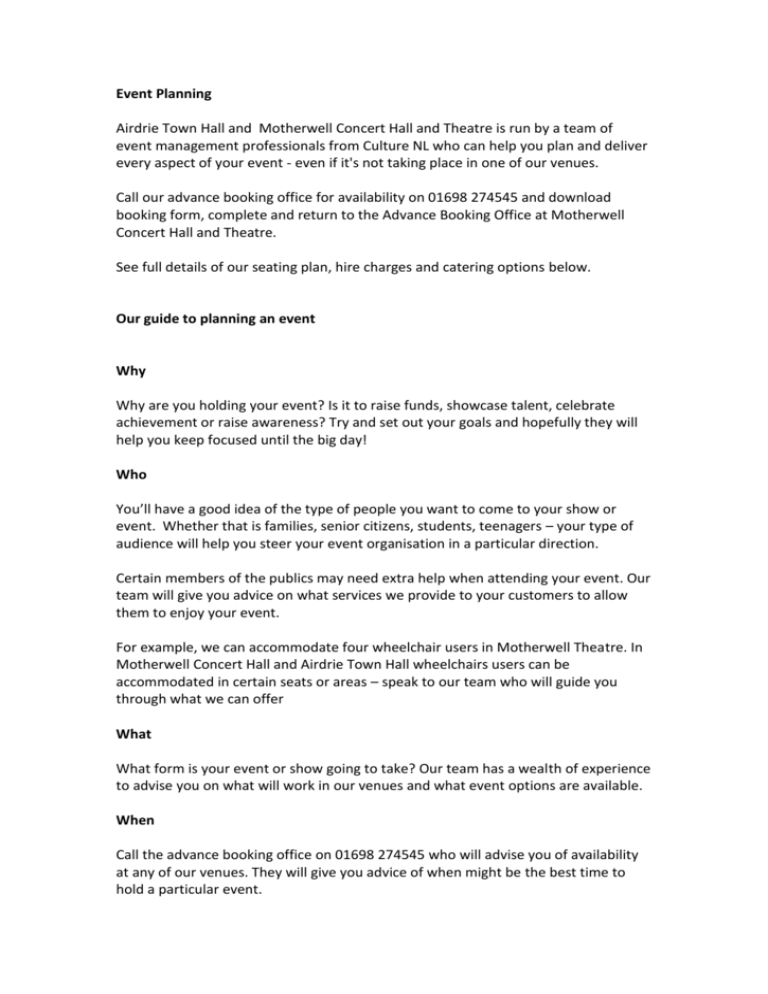 How To Plan An Event How To Plan An Event