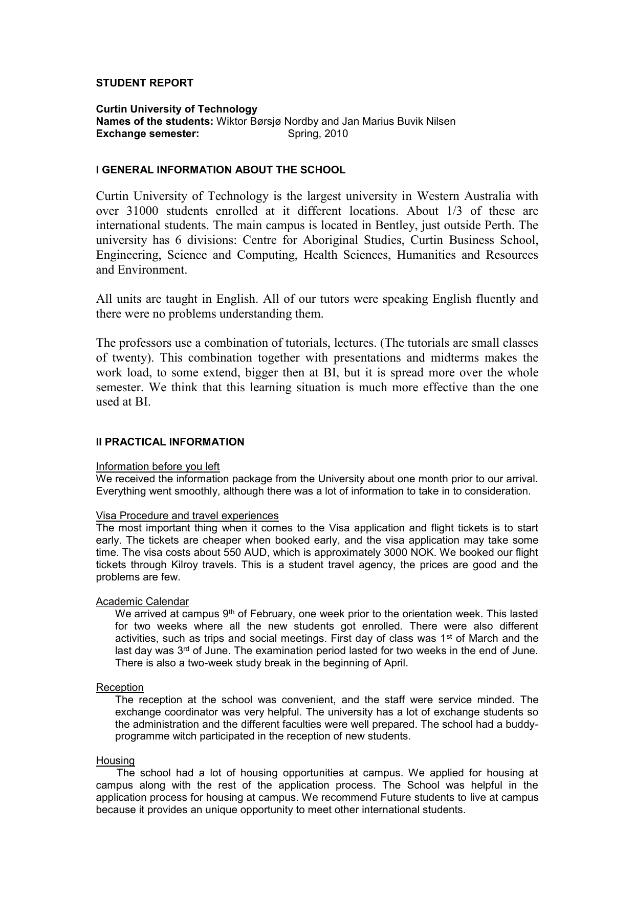 Sample Report Format For Students Classles Democracy Gambaran