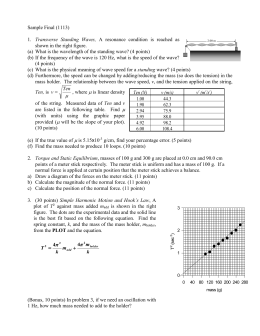 physics worksheet waves