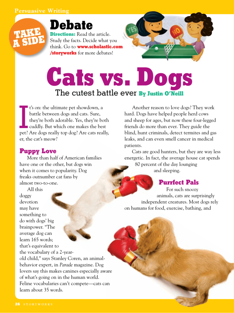 Why Cats Are Better Than Dogs Persuasive Essay Why Cats Are Better Than Dogs Persuasive Essay