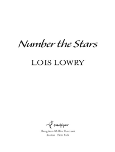 Number the Stars Vocabulary and Questions