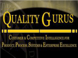 Joseph M. Juran Joseph M. Juran's Quality Trilogy