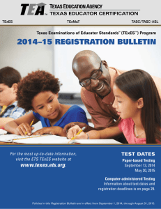 Frequently Asked Questions About TExES Score Reports