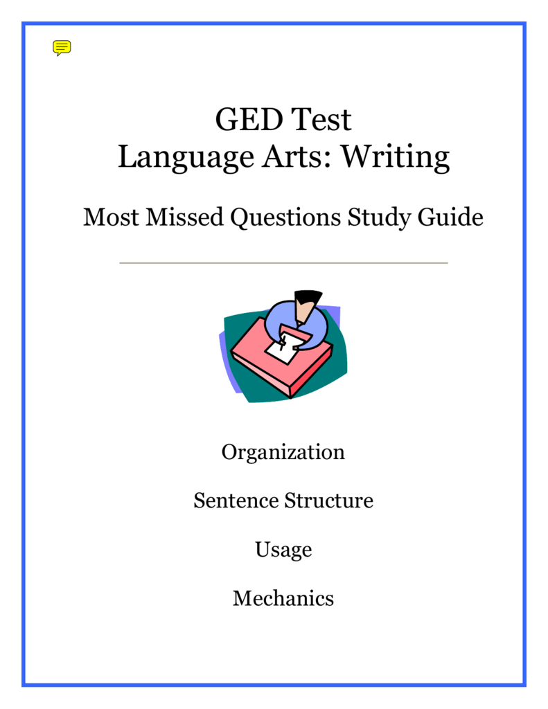 GED Test Language Arts Writing
