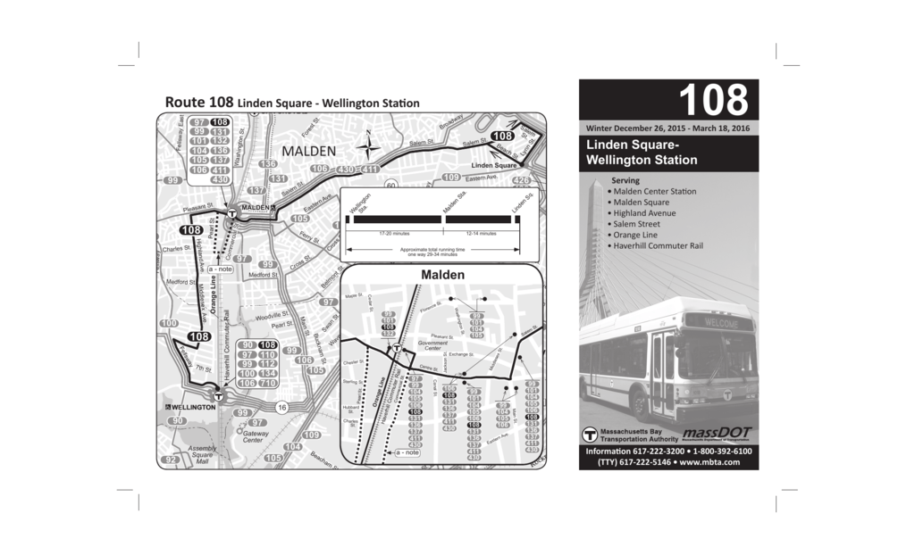 108 Bus Schedule 108 Bus Schedule