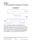Coplanarity Specification with Profile Control in GD&T