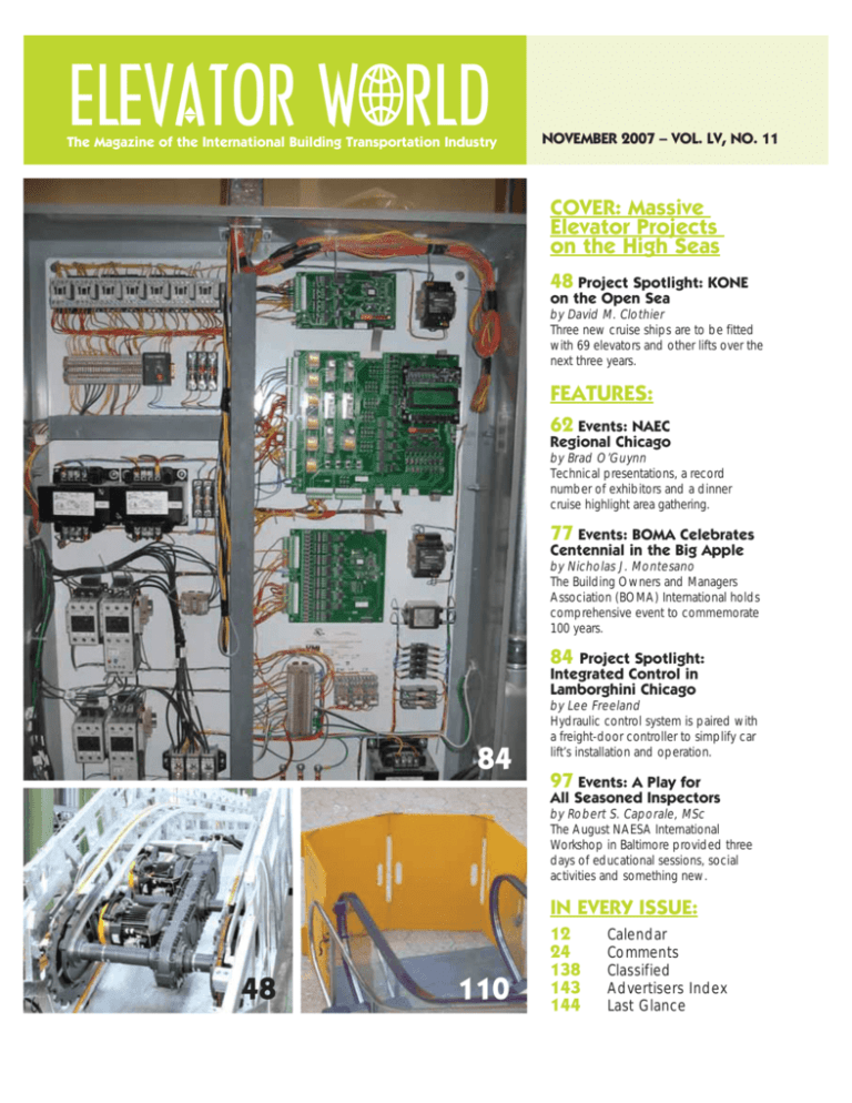COVER: Massive Elevator Projects on the High