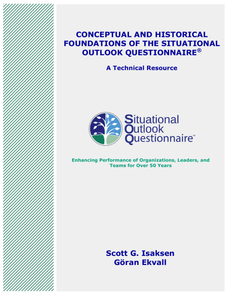 Conceptual and Historical Foundations of the SOQ
