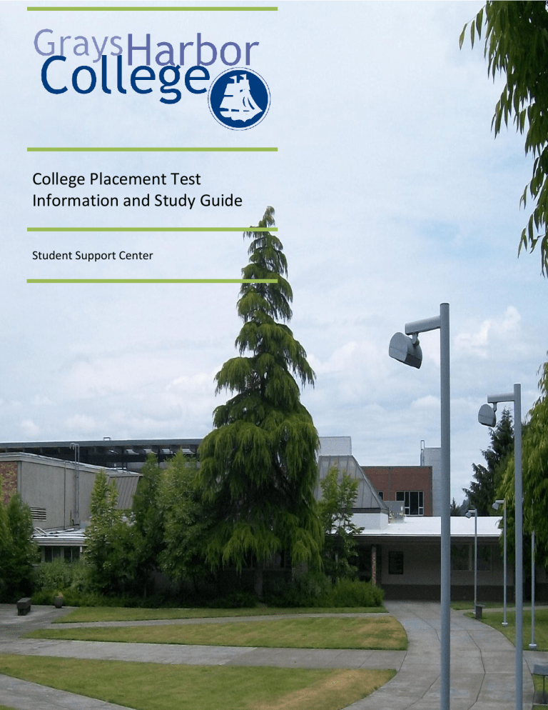 College Placement Test Information And Study Guide College Placement Test Information And Study Guide