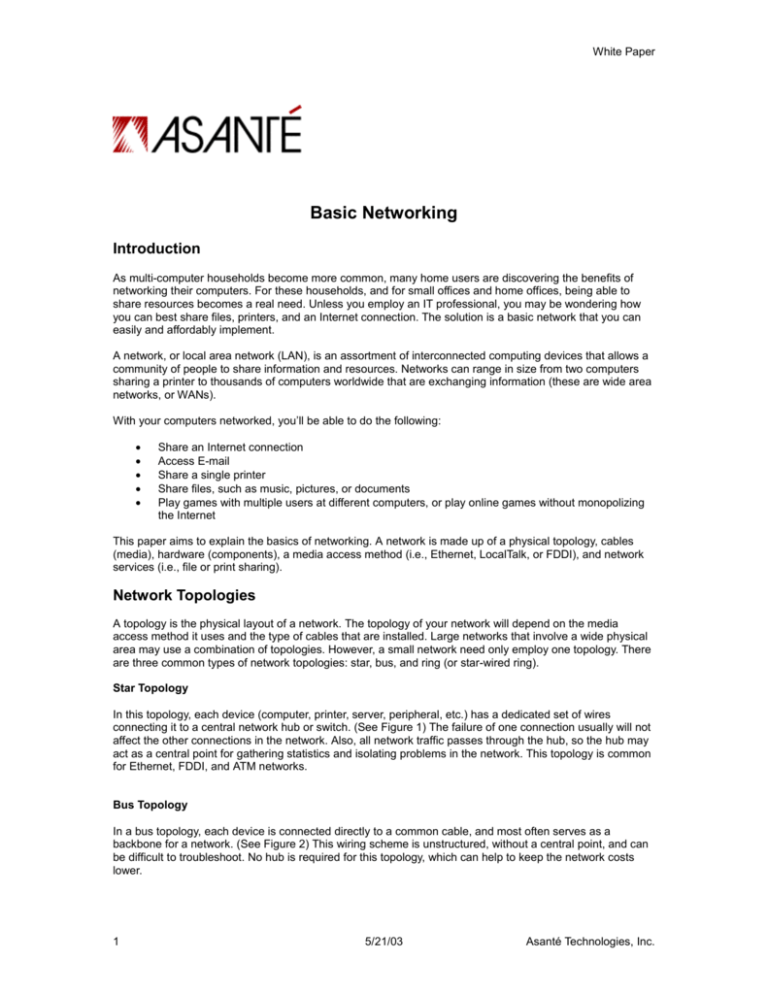 Basic Networking White Paper