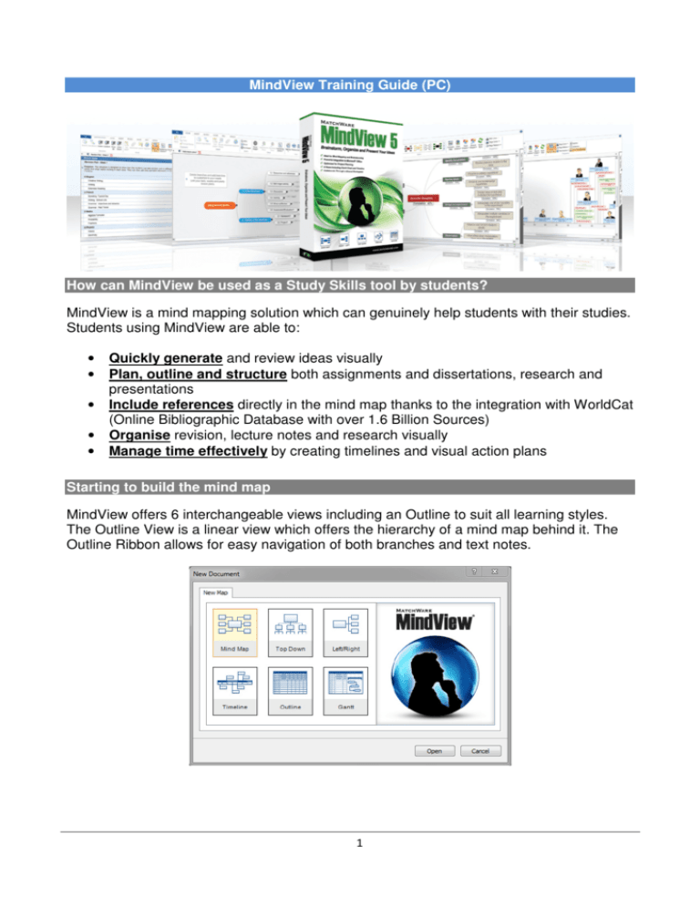 MindView Training Guide (PC) How can MindView be used as a
