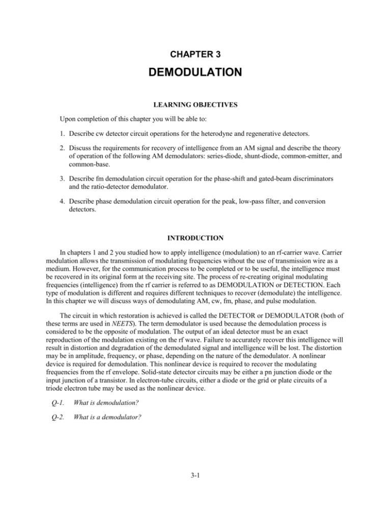 DEMODULATION