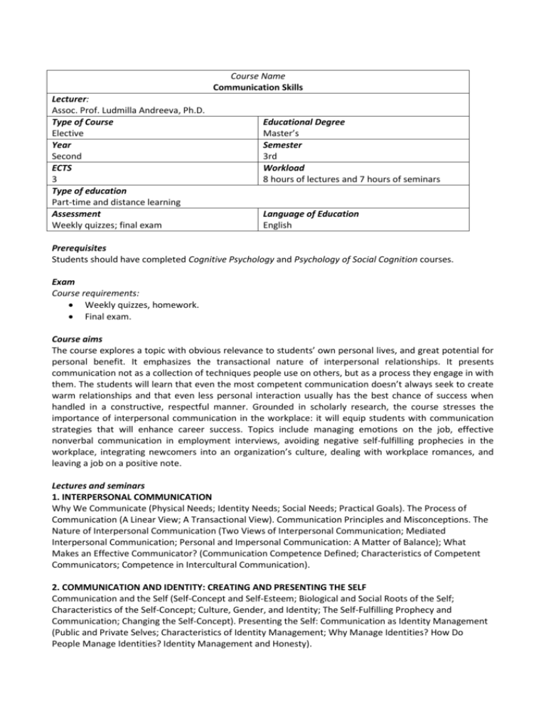 Syllabus