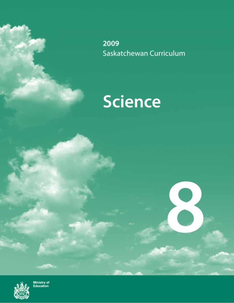 Science 8 - Saskatchewan Curriculum