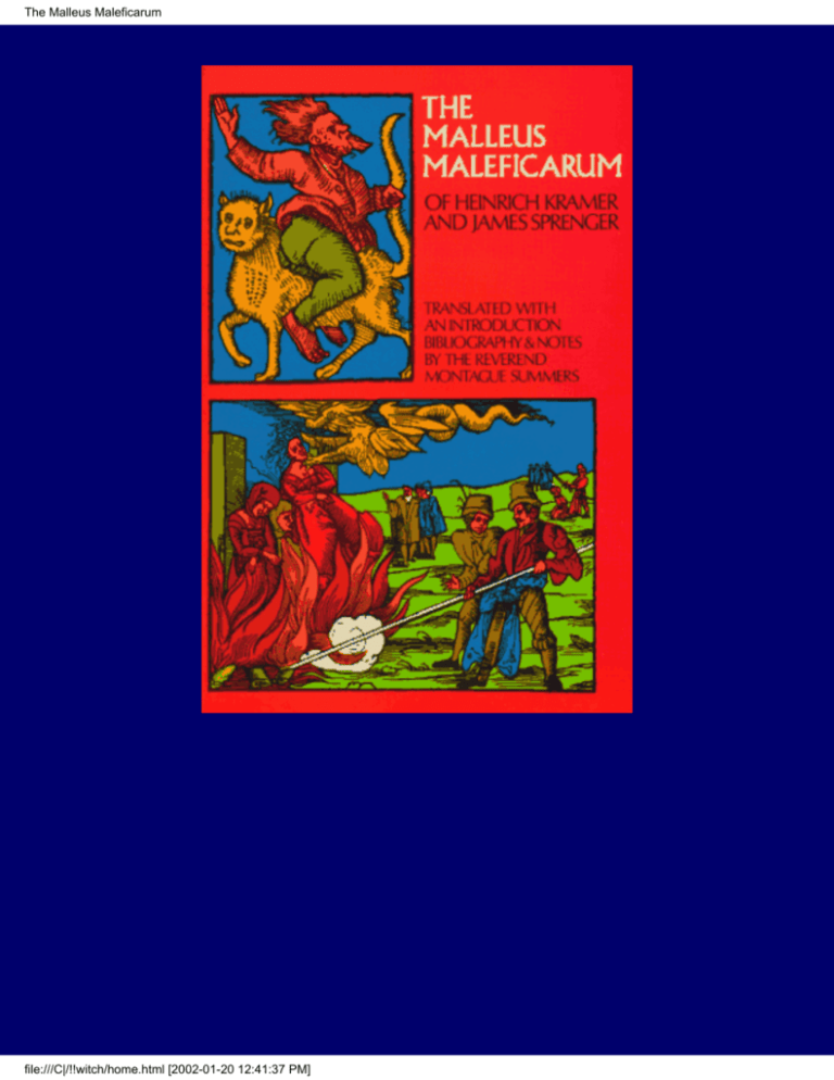 Malleus Maleficarum