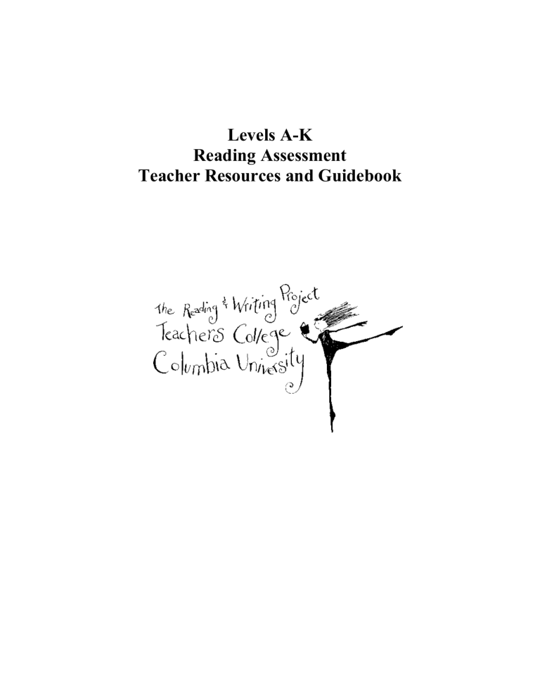 What Is A Running Record The Reading Writing Project