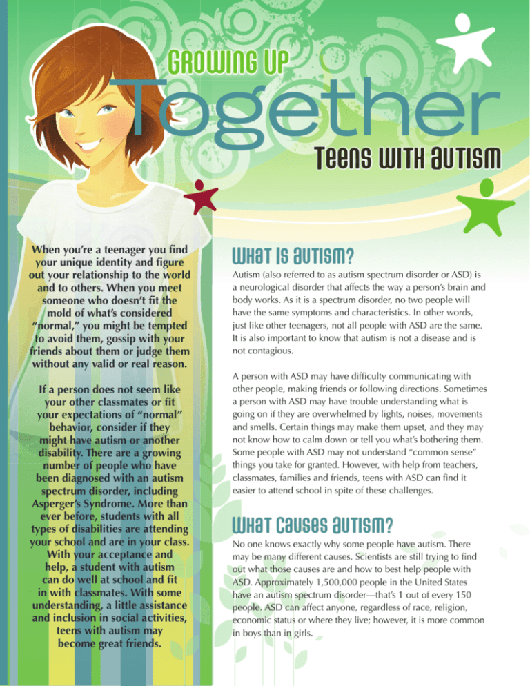 Growing Up Together - Autism Society of America