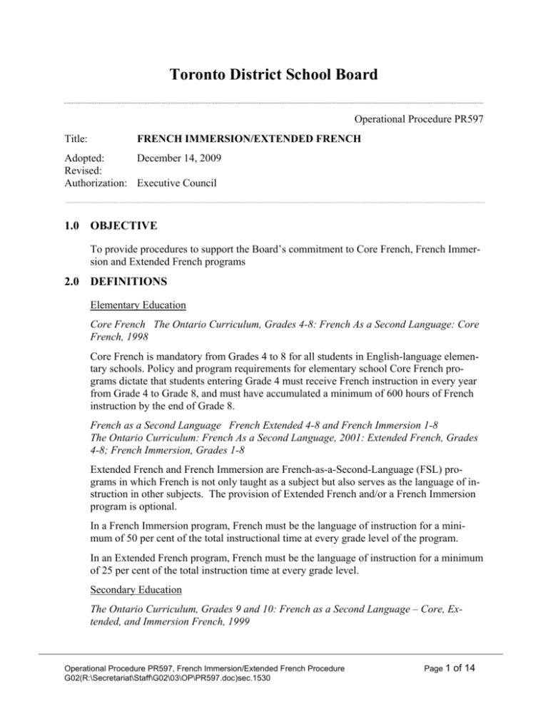PDF document - Toronto District School Board