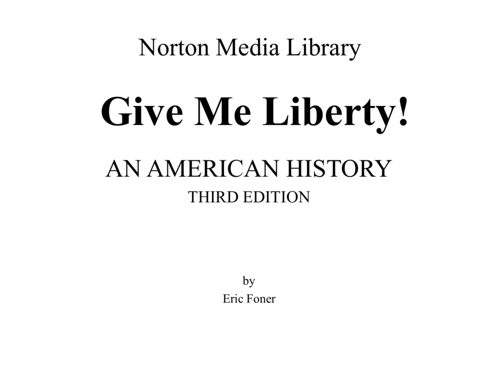 Give Me Liberty Chapter 3 Pdf Give Me Liberty Chapter 3 Pdf