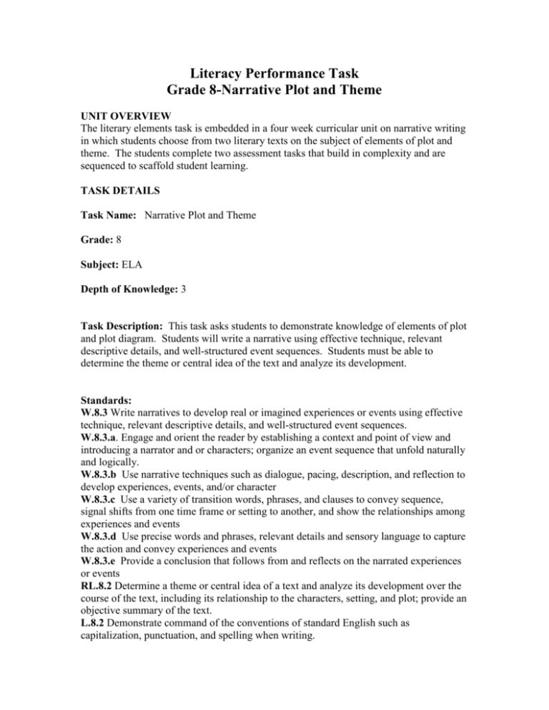 Narrative Plot And Theme PT 8th