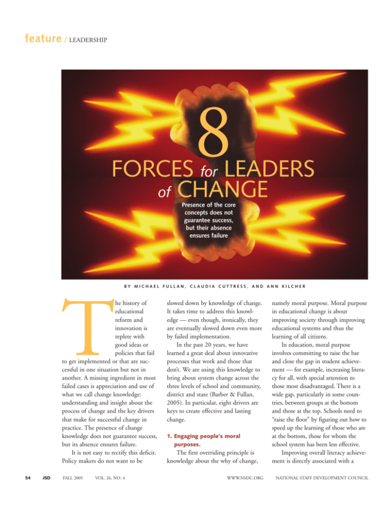 FORCES for LEADERS of CHANGE